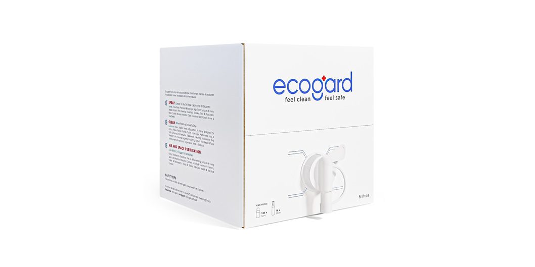 Feel Clean Feel Safe everyday - ecogard Next-Gen Hygiene Solution